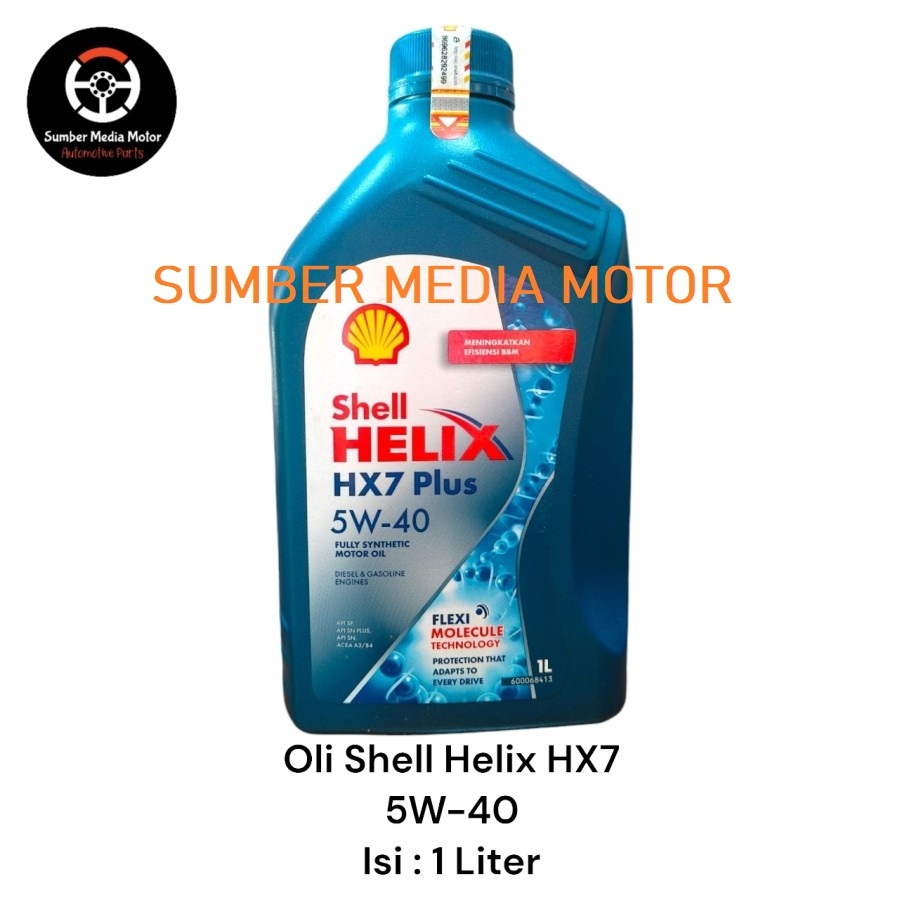 Jual Oli Shell Helix HX7 5W-40 Biru 1 Liter | Shopee Indonesia