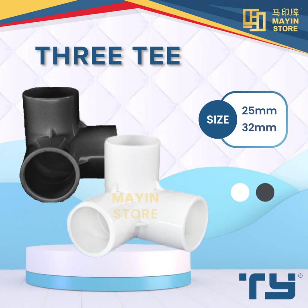 Jual TY K32 Three Tee / T Pipa Pipe U-PVC Filter Filtrasi Akuarium Aquarium | Shopee Indonesia