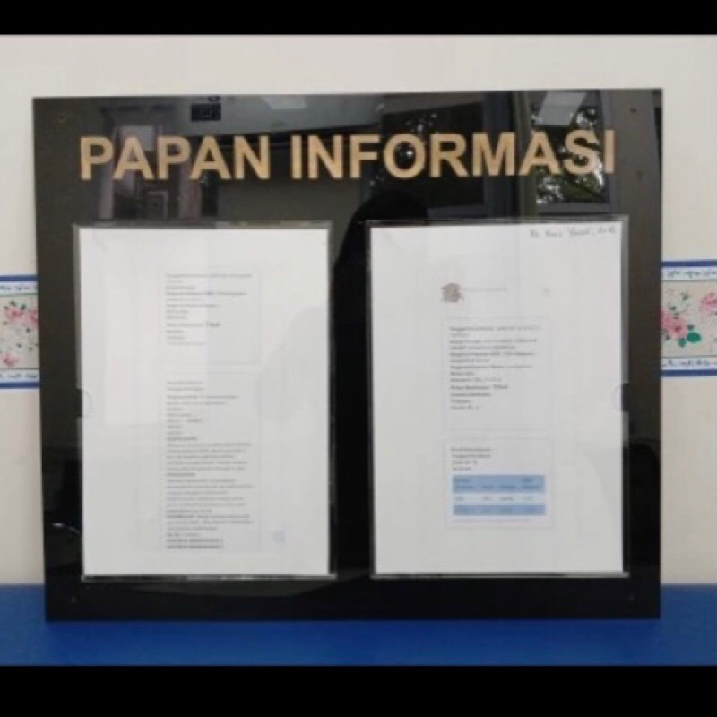 Jual Papan informasi A4 Kantong Custom | Shopee Indonesia