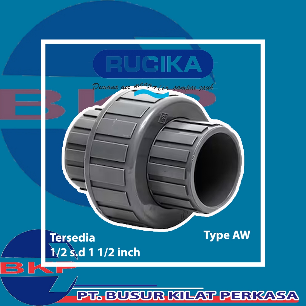 Jual Union Socket 1 Inch (Aw) Pvc Rucika Water Mur / Sambungan Pipa | Shopee Indonesia