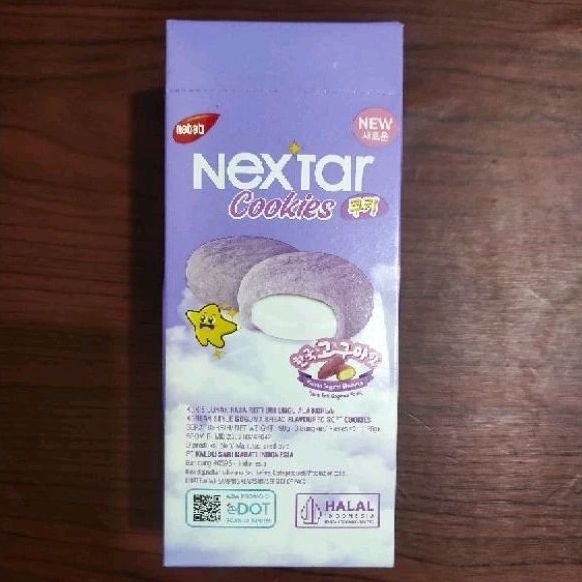 Jual Nextar cookies roti ubi ungu ala korea goguma bread flavoures soft ...