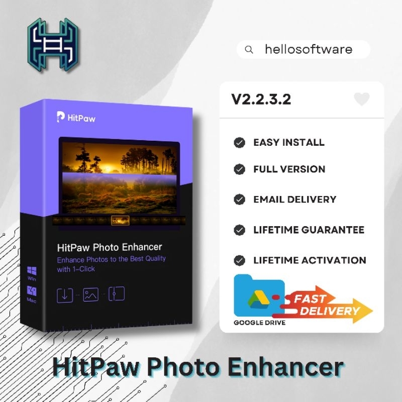 Jual HitPaw Photo Enhancer Pro v2.2.3.2 Full Version | Shopee Indonesia