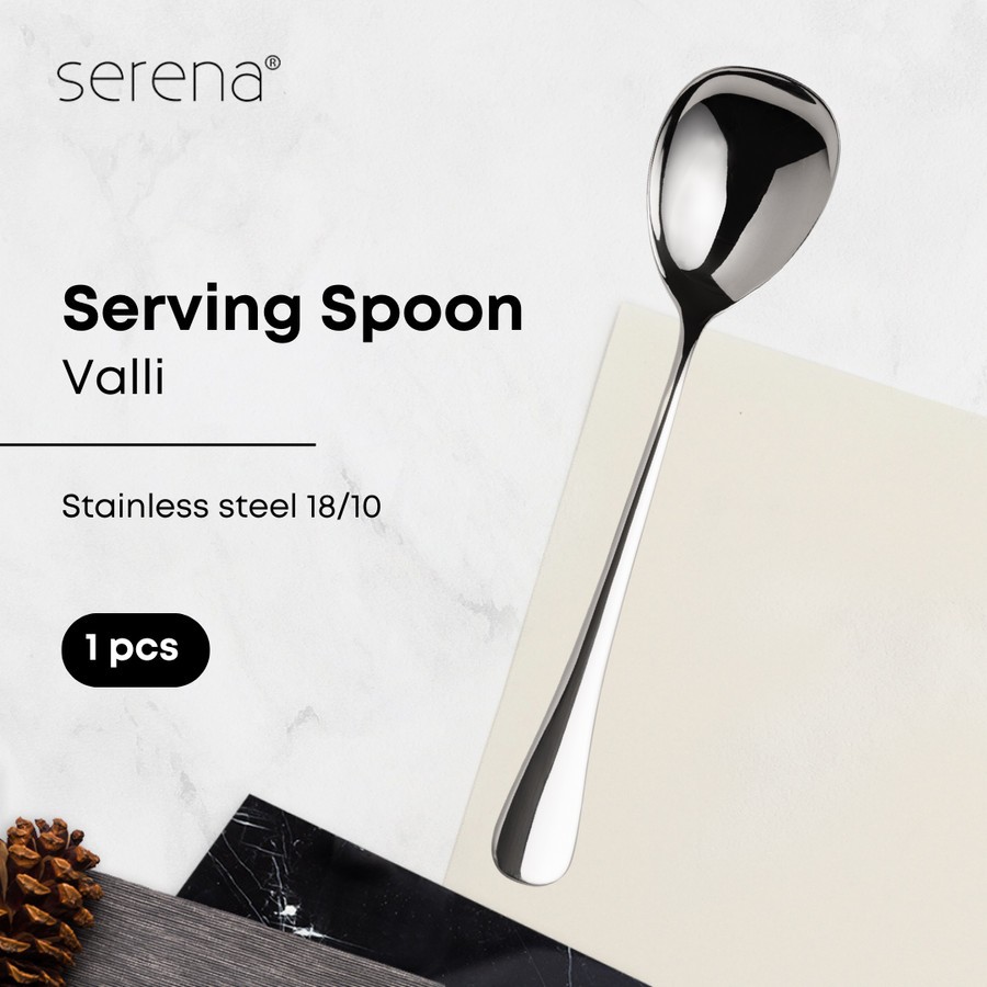 Jual Sendok Makan Saji Stainless Steel Serena Valli - Serving Spoon 1 ...