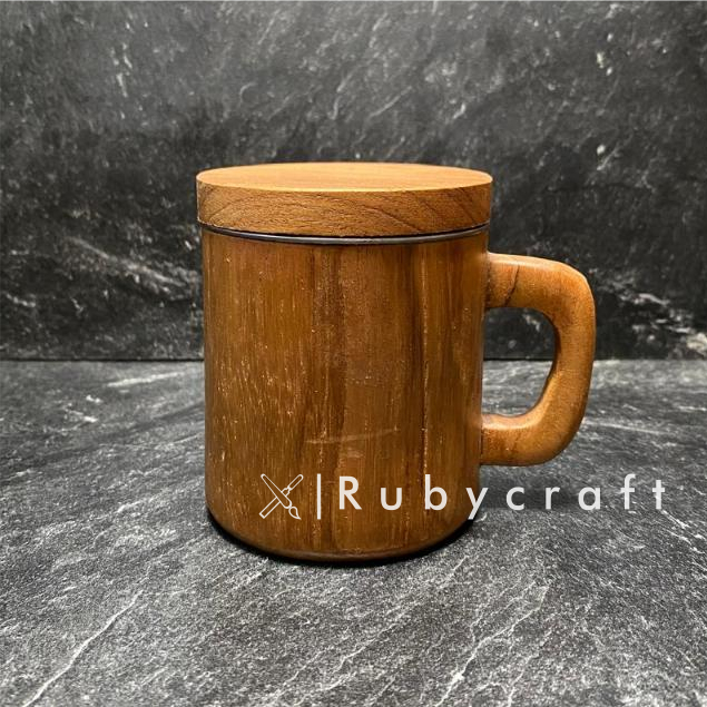Jual Gelas Cangkir Kayu Premium Anti Jamur Wood Glasses | Shopee Indonesia