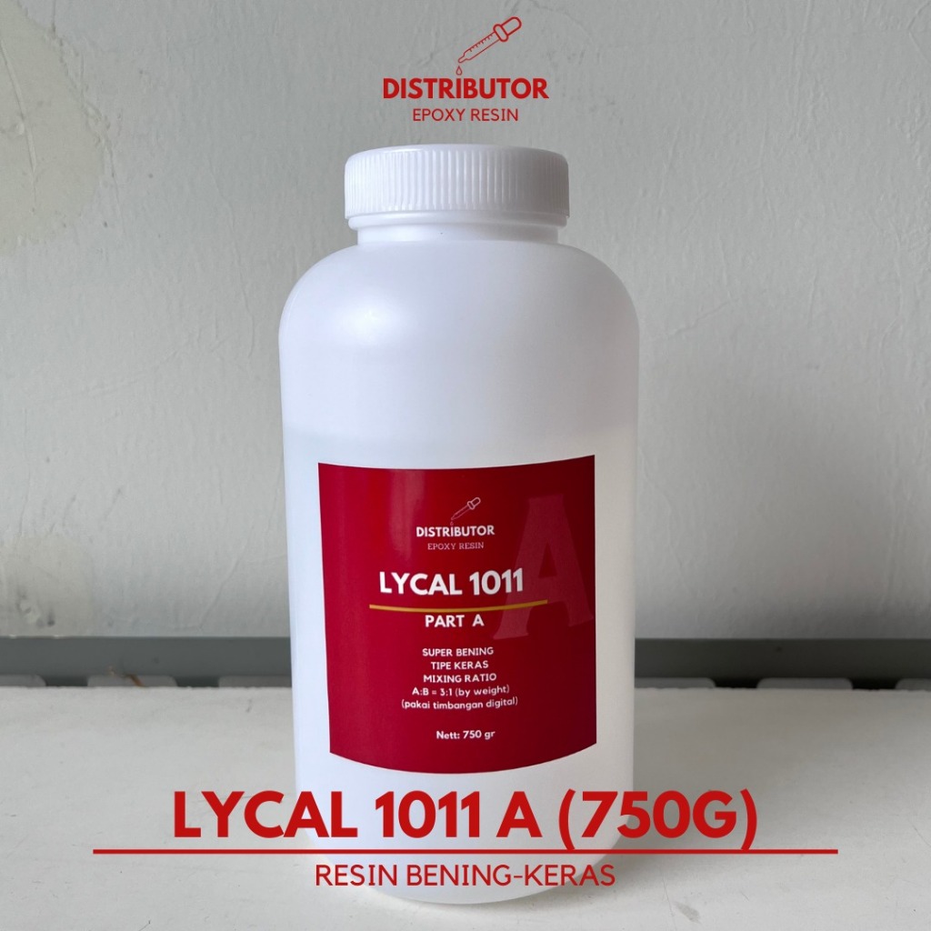 Jual Resin bening Lycal keras - Lycal 1011 part A saja - 750 gr ...