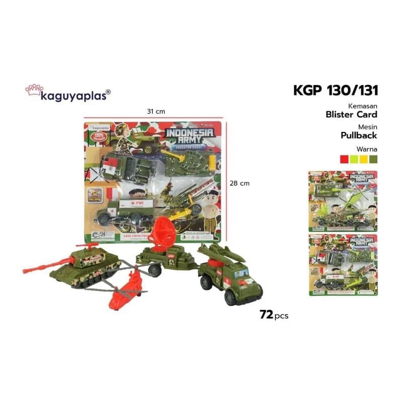 Jual Mainan Anak Mobil Set Tentara Angkatan Darat Indonesia Army Press KGP 130 | Shopee Indonesia