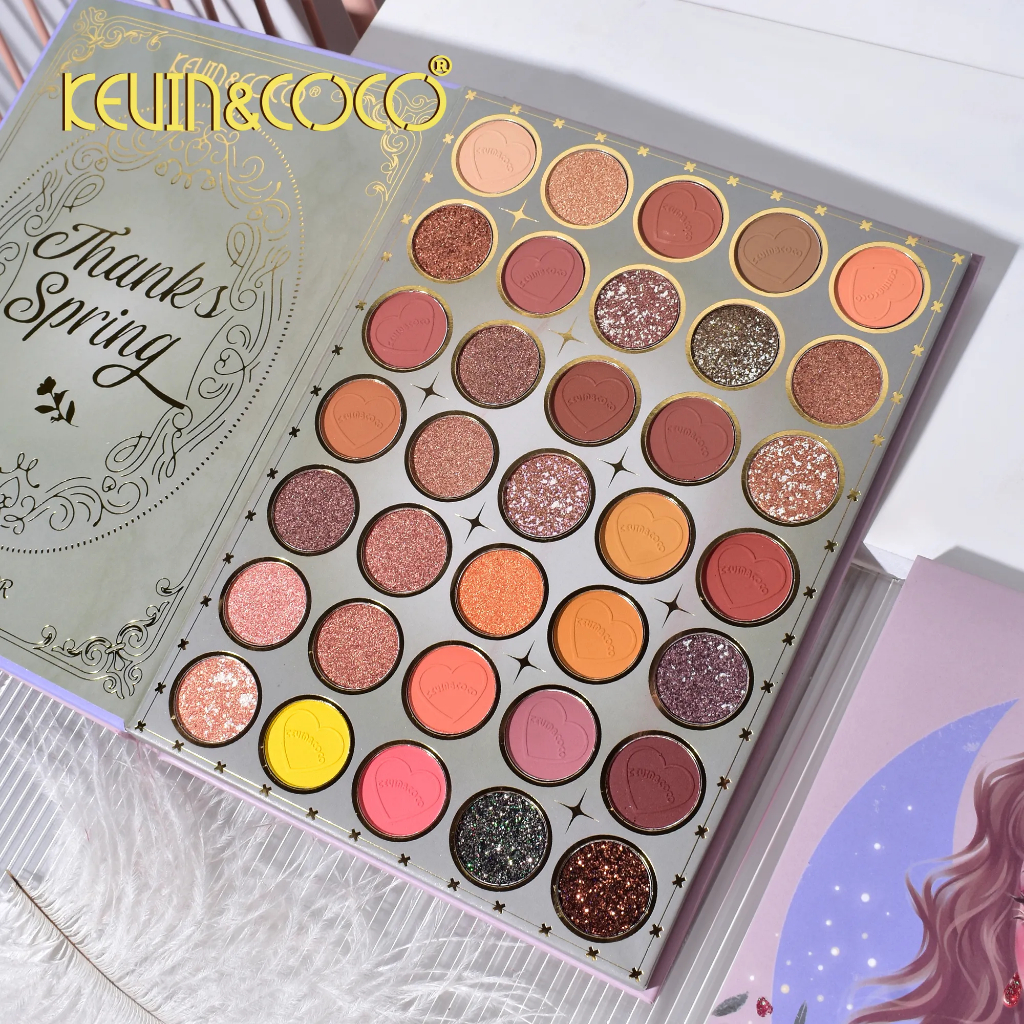 Jual Kevin and Coco Eyeshadow 86 Warna Natural Tone 5 In 1 Pigmented ...