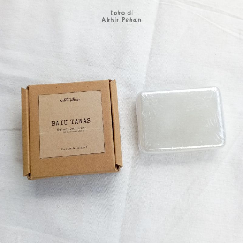 Jual Batu Tawas Natural Deodorant Tawas Stone Square Produk Ramah ...