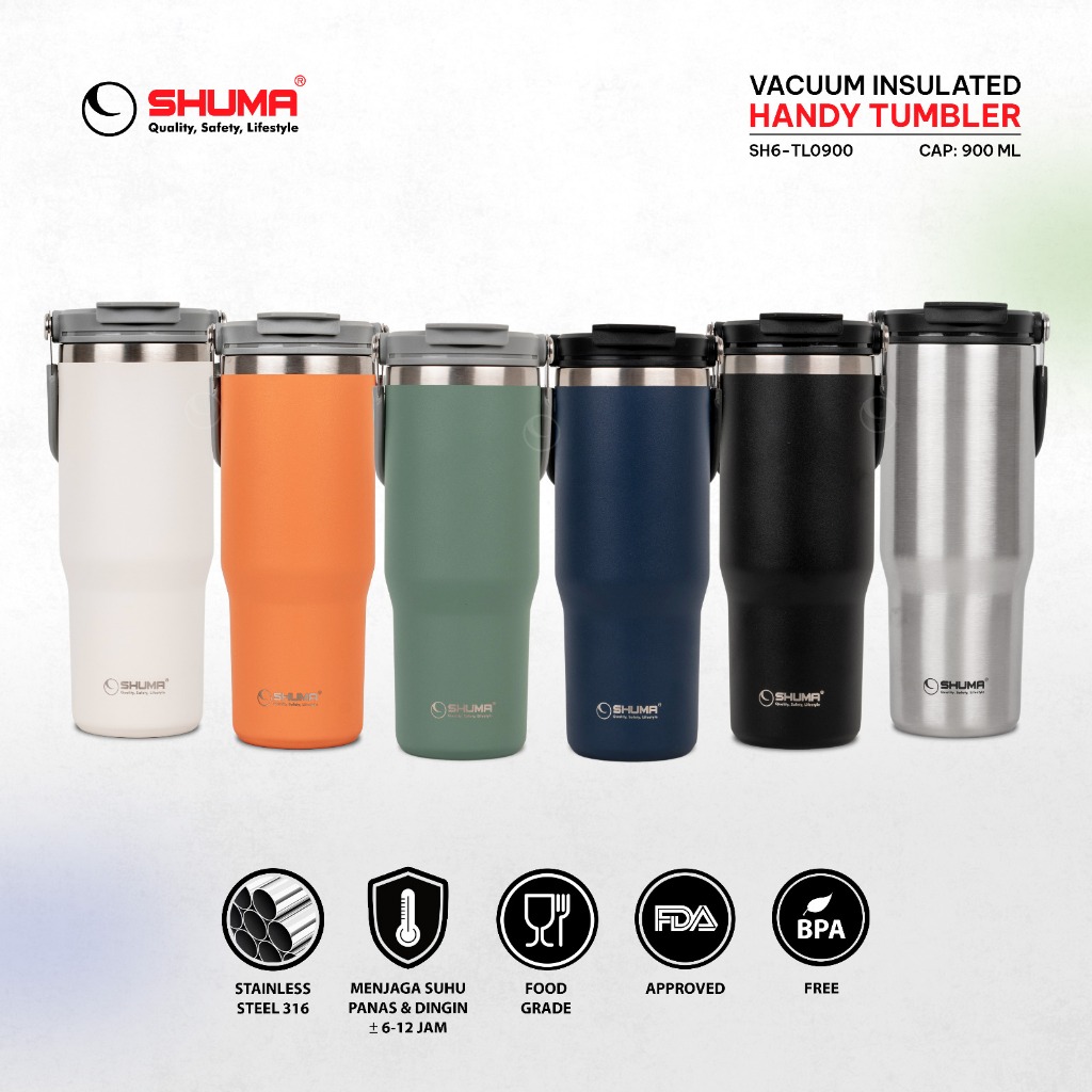 Jual New Produk Shuma S/S 316 Handy Vacuum Tumbler 600ml/900ml | Shopee Indonesia