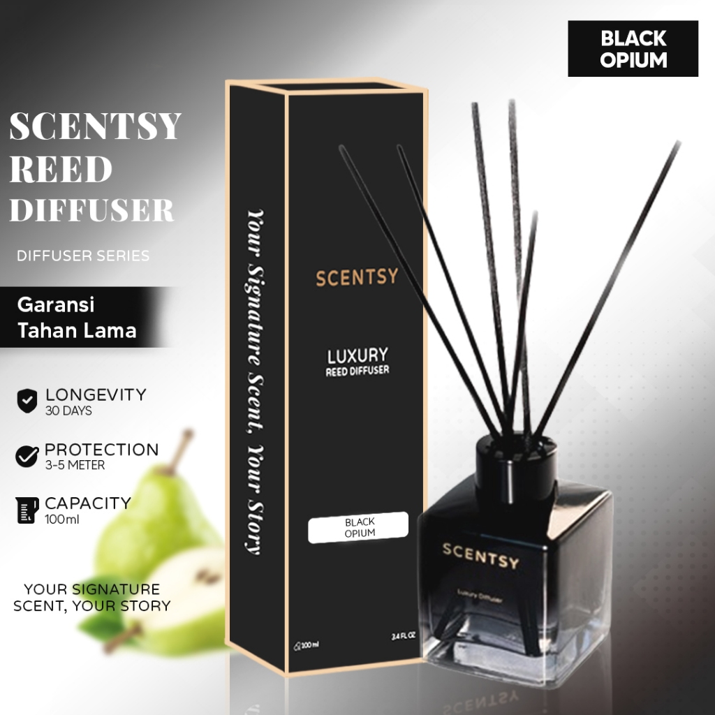 Jual SCENTSY Reed Diffuser BLACK OPIUM Pengharum Ruangan Aromaterapi ...