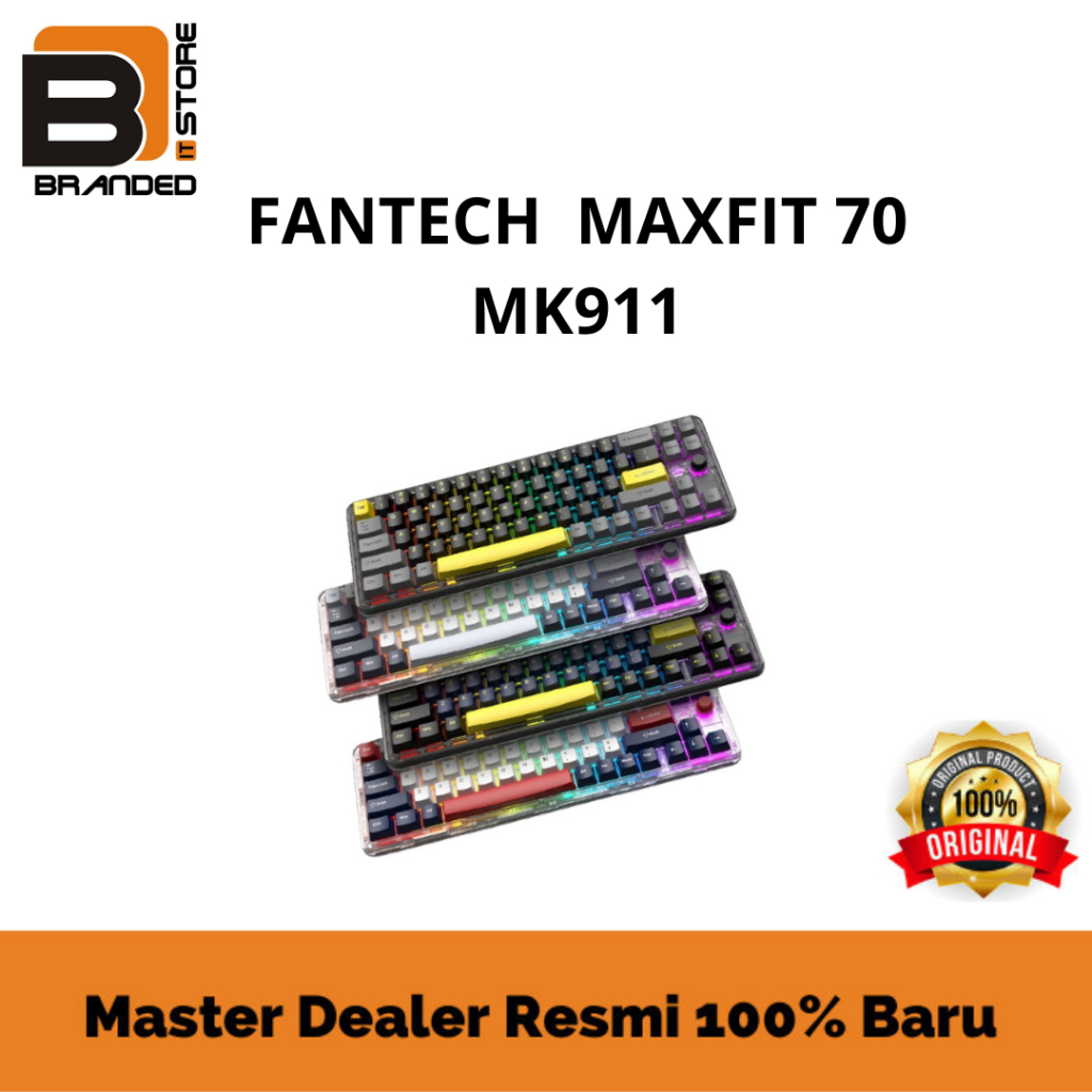 Jual FANTECH MAXFIT70 MK911 65% WIRELESS Mechanical Keyboard | Shopee ...