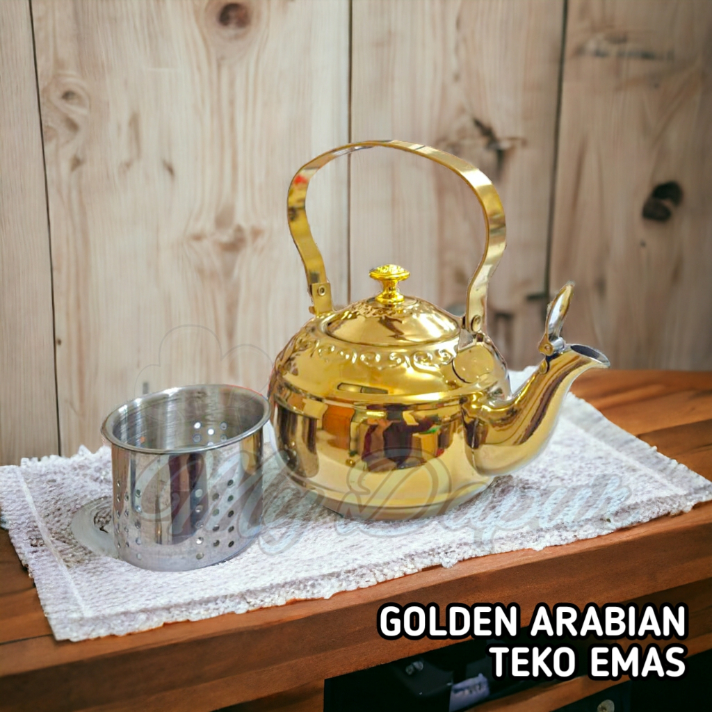 Jual Golden Arabian Teko Emas Teko Arab 1L | Shopee Indonesia