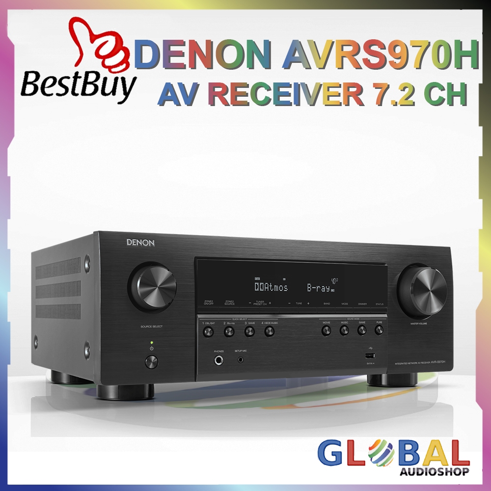 Jual Denon AVRS970H Amplifier Dolby Atmos 7.2 Ch AVR-S970H AVRS 970 H ...