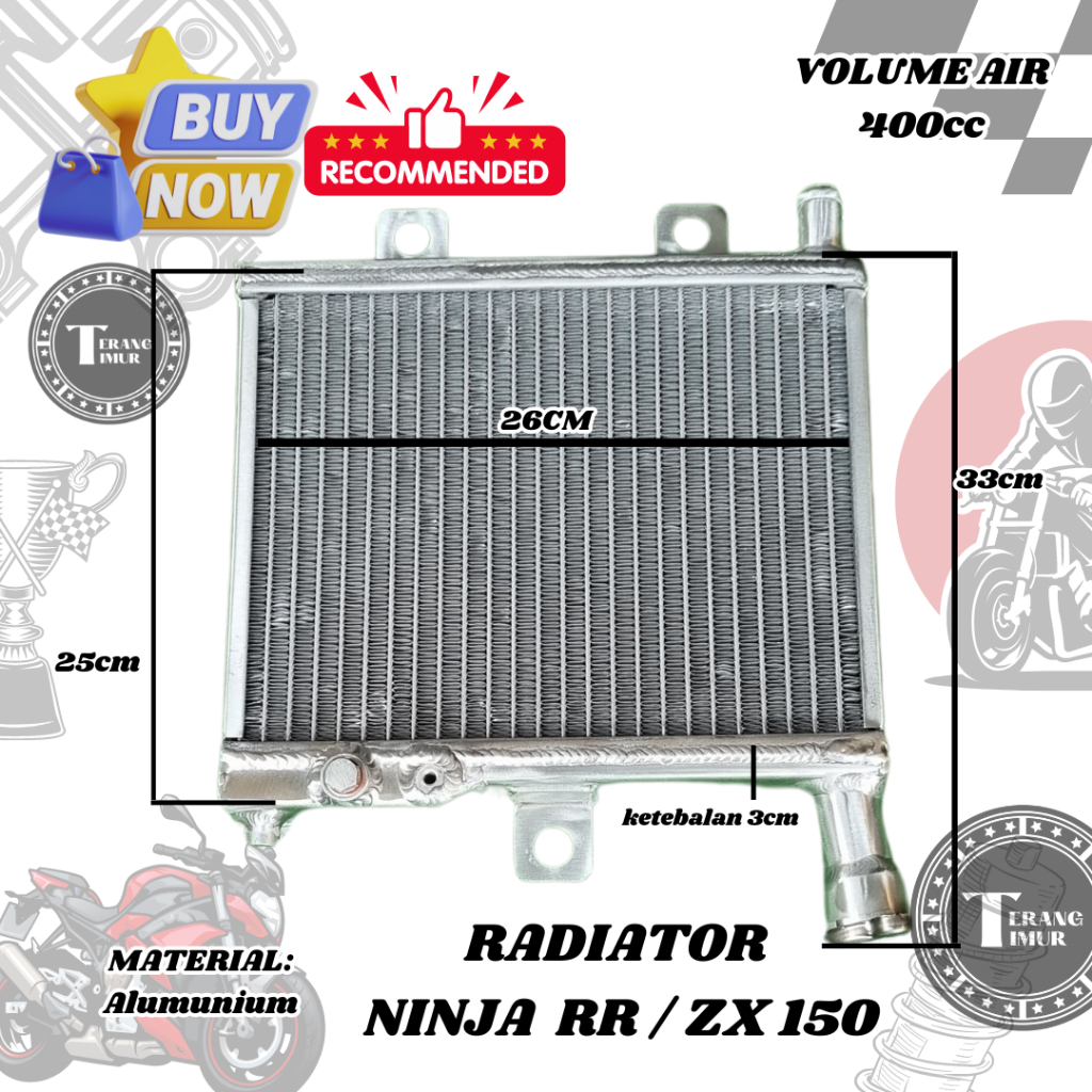 Jual RADIATOR NINJA RR / ZX 150 Deskripsi Lengkap Lihat Gambar | Shopee ...
