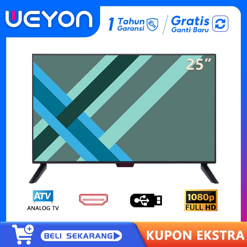 Jual Weyon 24/25 Inch Digital TV LED FHD DVB T2 Analog/Digital AV ...