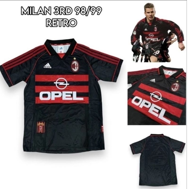 Jual jersey milan retro 98 | Shopee Indonesia