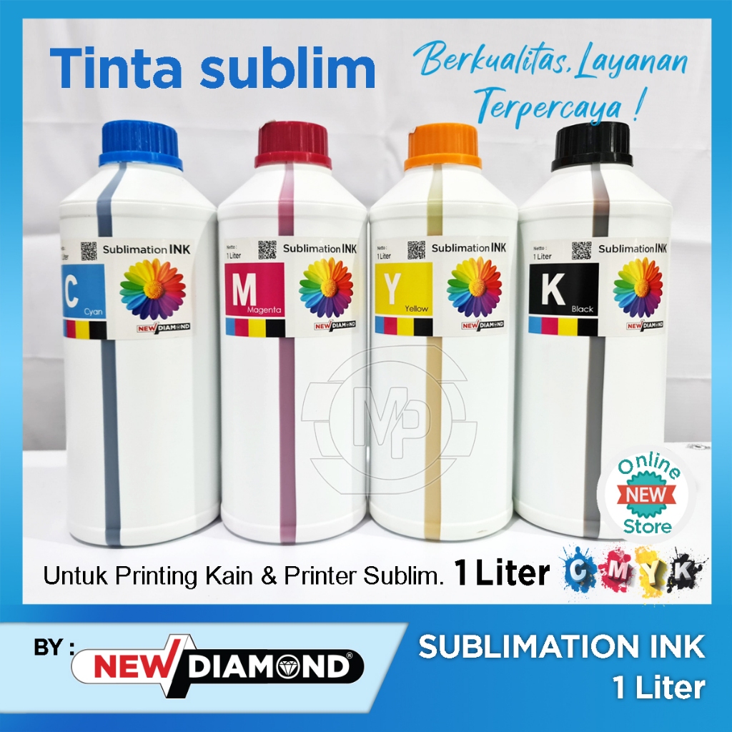 Jual TINTA SUBLIM HD 1 LITER / TINTA PRINT KAIN / SUBLIMATION INK ...