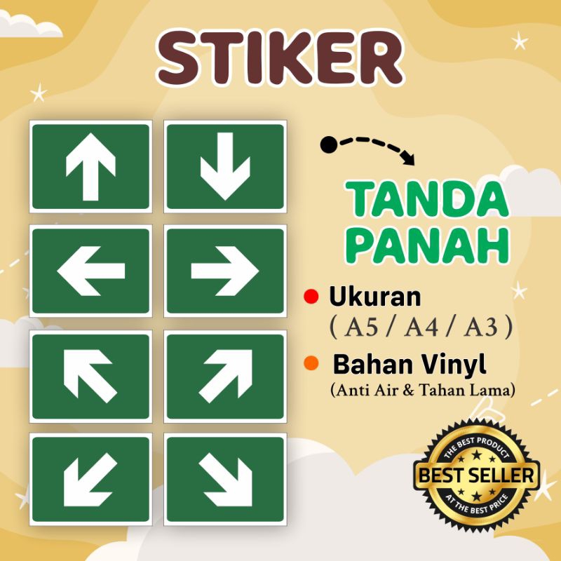 Jual STIKER TANDA PANAH | Shopee Indonesia