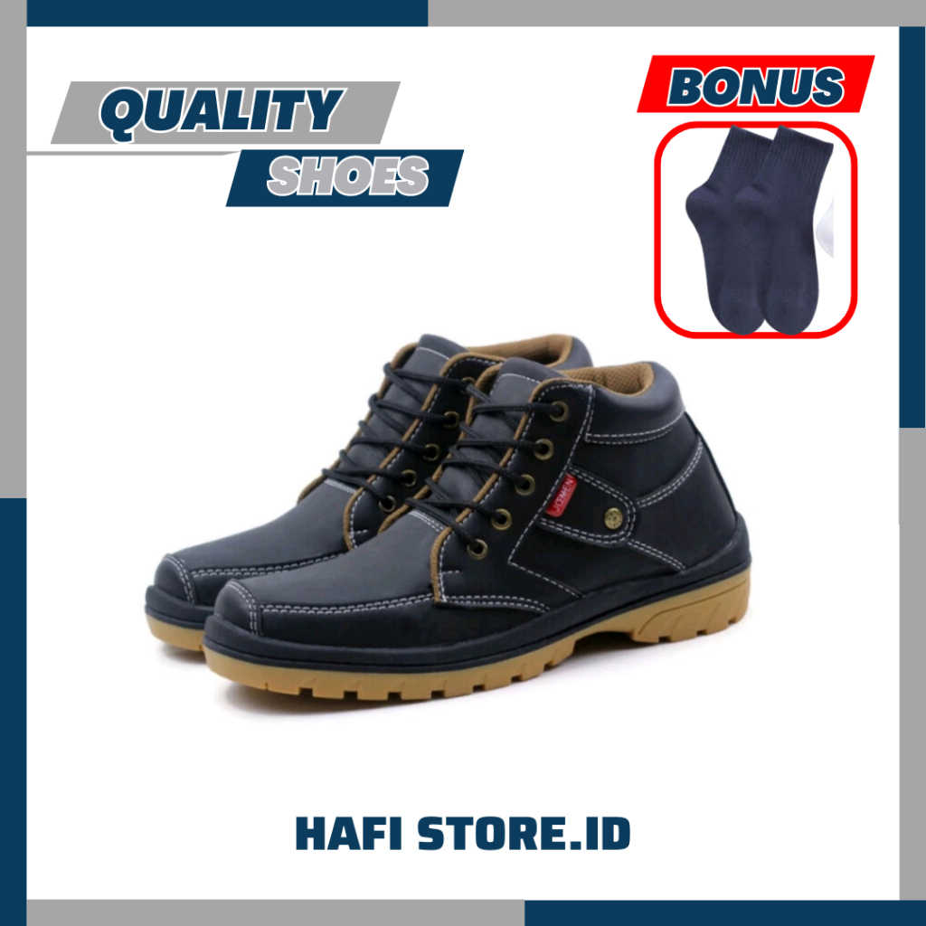 Jual Sepatu Pria Kulit J 41 Original Import Safety Boot Sepatu Kerja ...