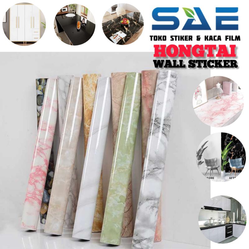 Jual Wallpaper Sticker Pvc Marmer Pelapis Meja Lemari Pintu Triplek ...