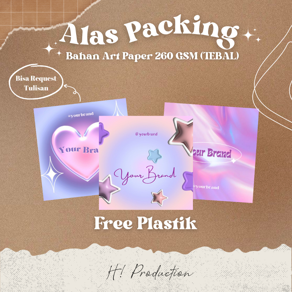 Jual ALAS PACKING TEBAL | ALAS PACKING MURAH FREE PLASTIK | ART PAPER ...
