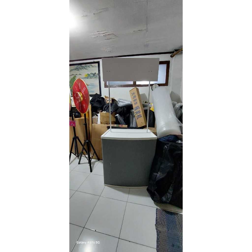 Jual Polycounter segi (with header) | meja promosi | meja jualan ...