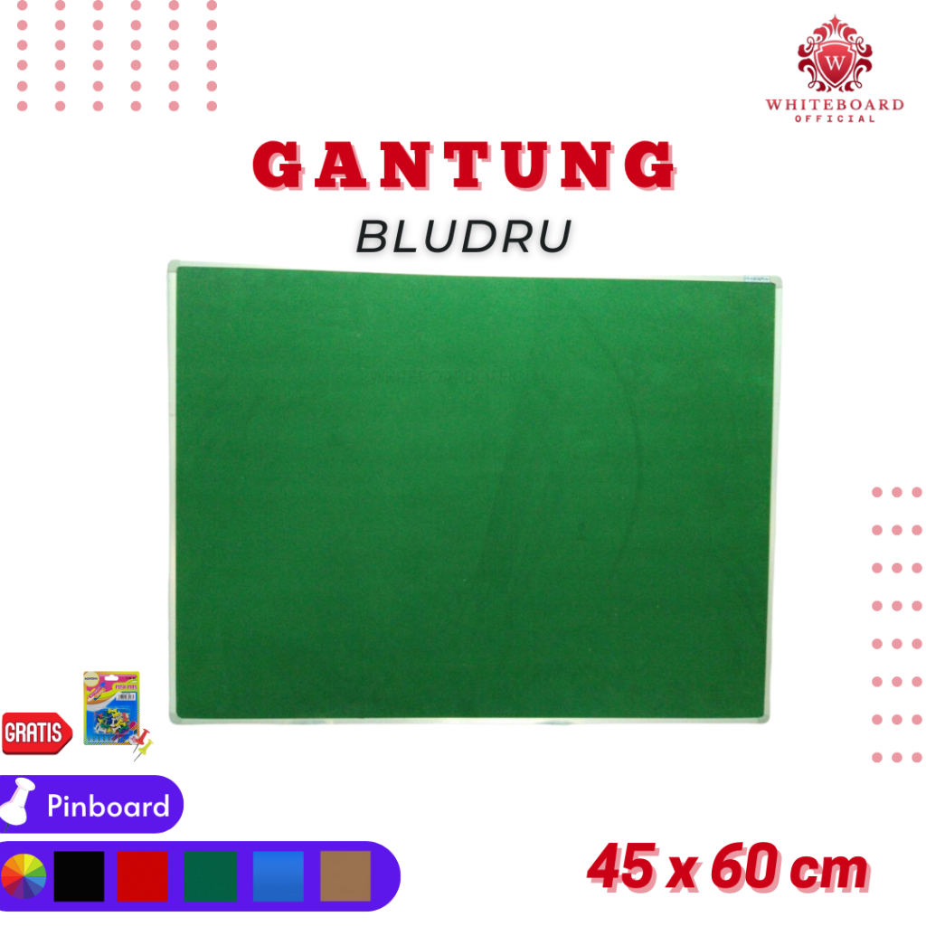 Jual Softboard / Corkboard / Pin Board / Papan Pengumuman / Mading 45 x ...