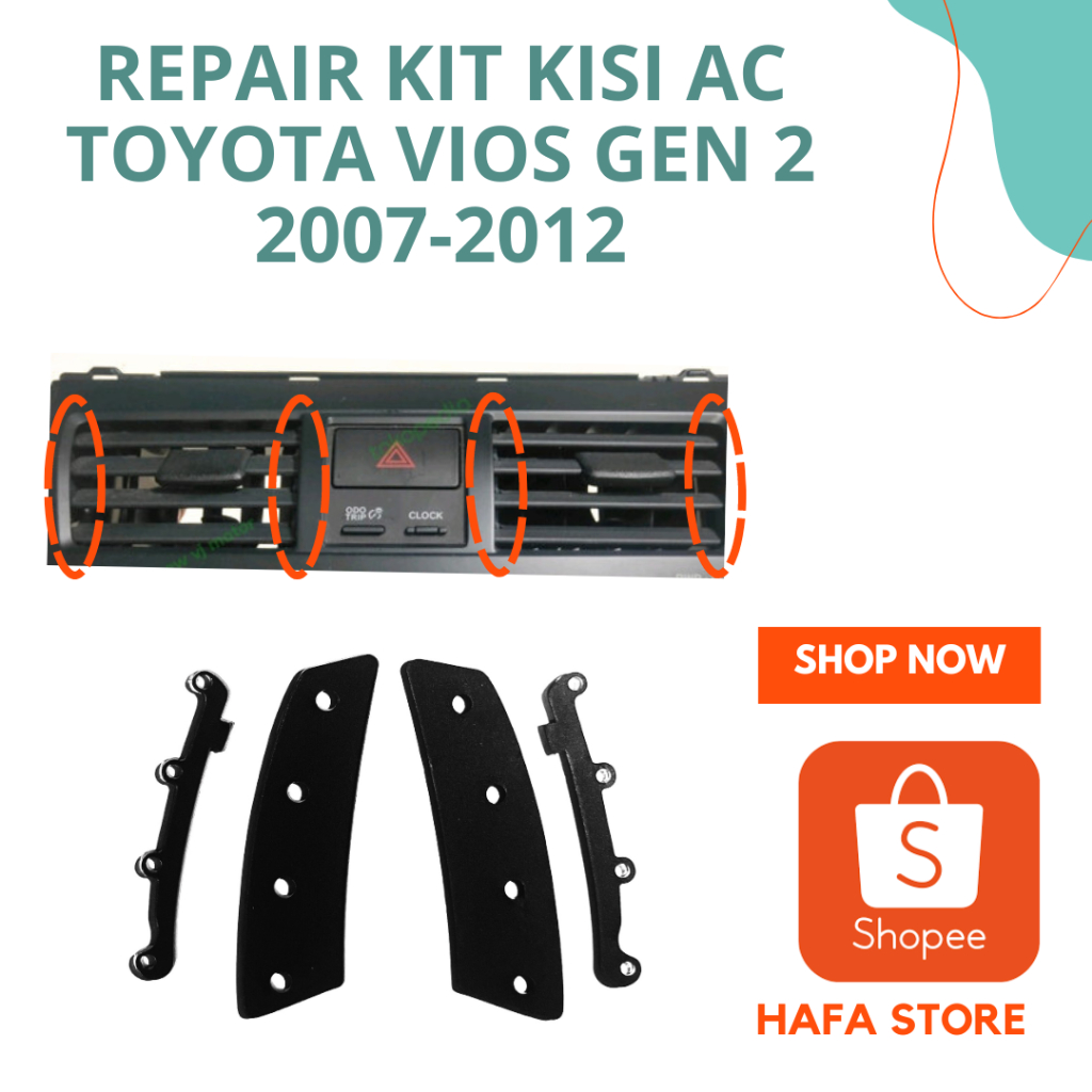 Jual Solusi kerusakan Kisi AC Toyota Vios / Limo Gen 2 Tahun 2007 2008 ...