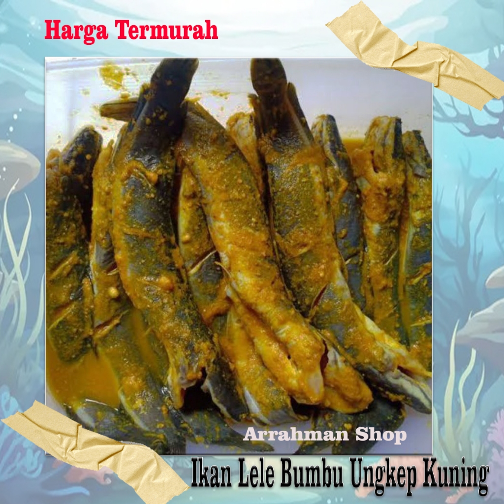 Jual ikan lele bumbu kuning 500 gram - Ikan lelen ungkep - lele bumbu ...
