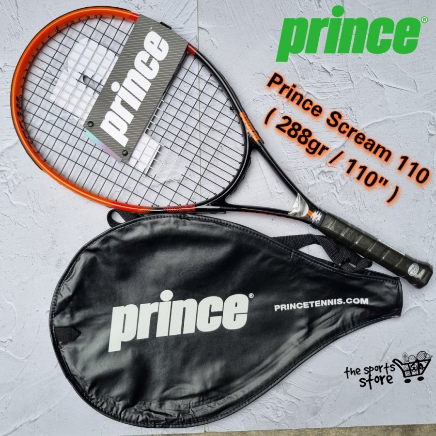 Jual Raket Tenis Prince Scream 110 ( 288Gr / 110" ) | Shopee Indonesia