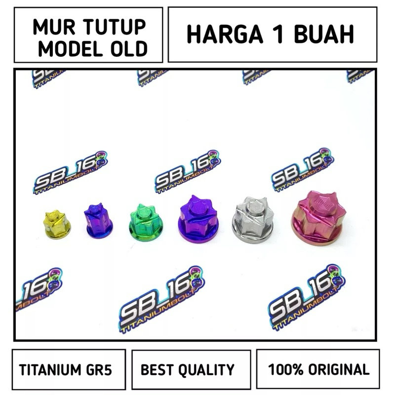 Jual MUR TUTUP M6/M7/M8/M10/M12/M14/M16 TITANIUM GR5 | Shopee Indonesia