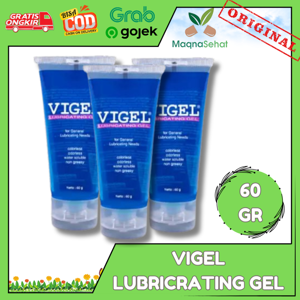 Jual Vigel Lubricating Gel 60gr - For General Lubricating Needs / Vigel ...