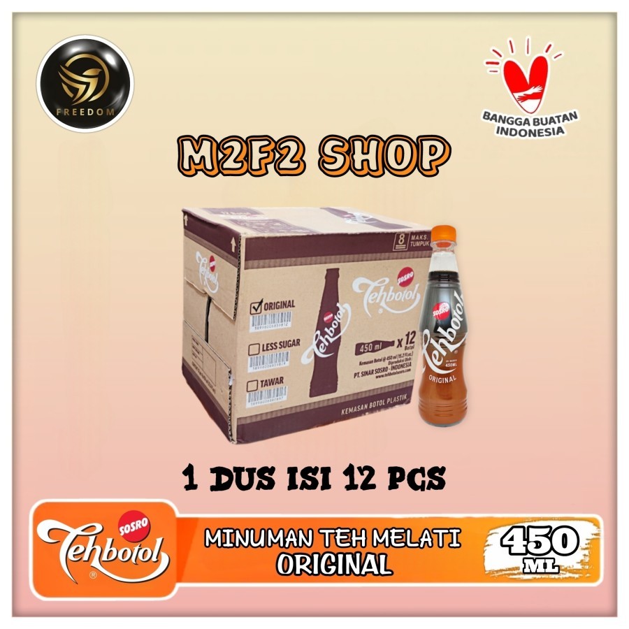 Jual Teh Botol Sosro Original Botol Plastik Pet - 450 ml (Kemasan ...