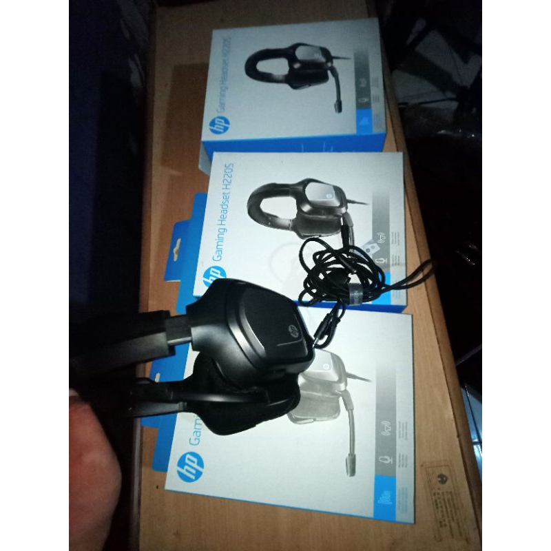 Jual 3 pcs Headset Gaming HP H220S - Speker Diameter 40 mm / koneksi ...