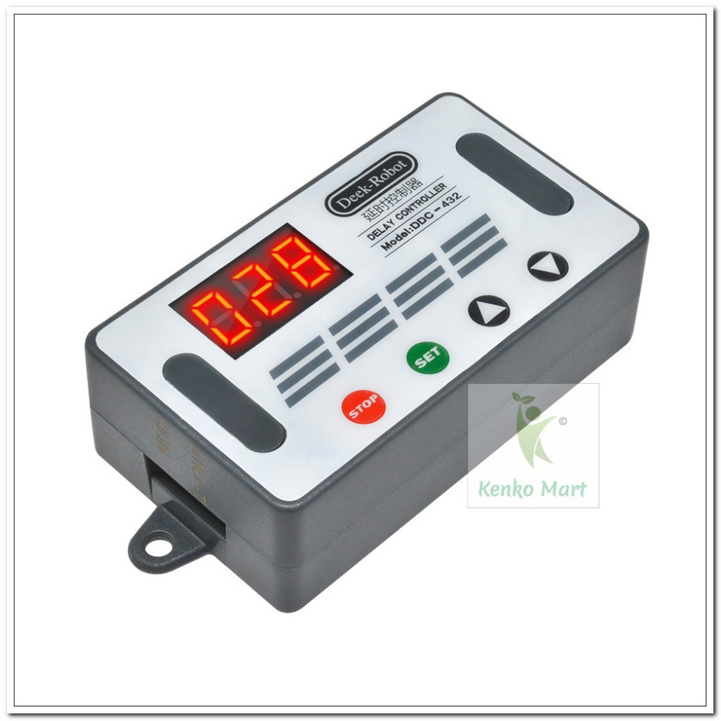 Jual Delay Controller Trigger Cycle Timer Switch DDC-432 12V/24V 3 digit Tube Dual MOS | Shopee ...