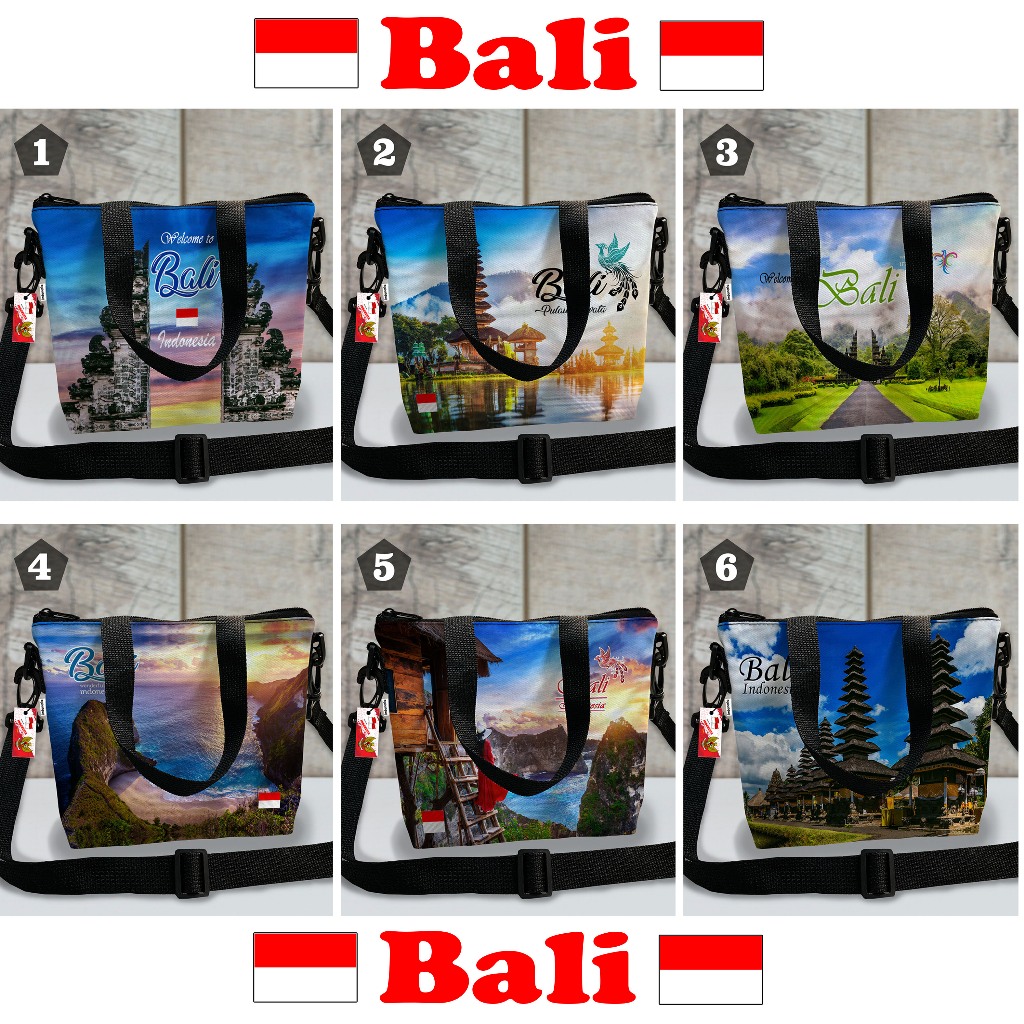 Jual TAS BALI TAS SOUVENIR BALI OLEH OLEH 6 MOTIF | Shopee Indonesia