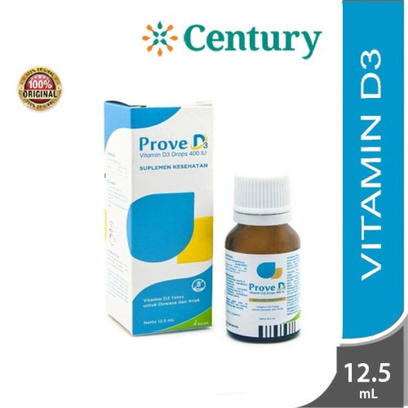 Jual Prove D3 Drop Vitamin D3 400 IU Tetes 12.5mL/Vitamin D/Daya Tahan ...