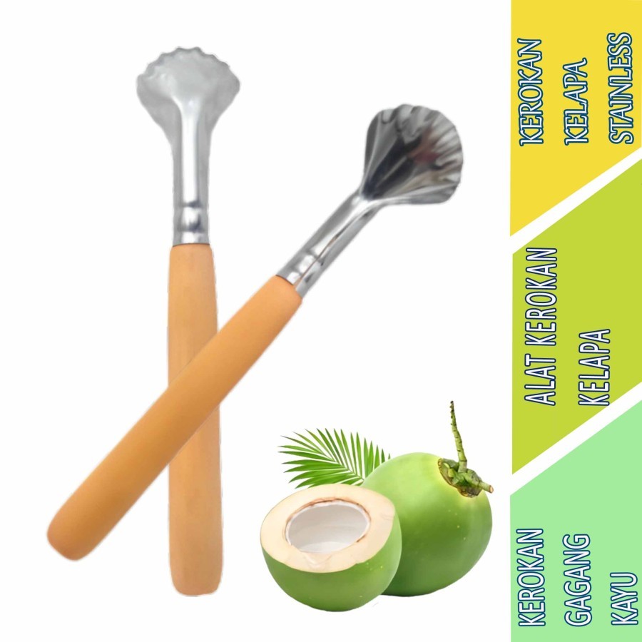 Jual Kerokan Kelapa Gagang Kayu - Alat Kerokan Kelapa - Kerokan ...