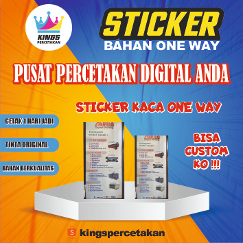 Jual Cetak Sticker kaca Oneway indoor Custom | Shopee Indonesia