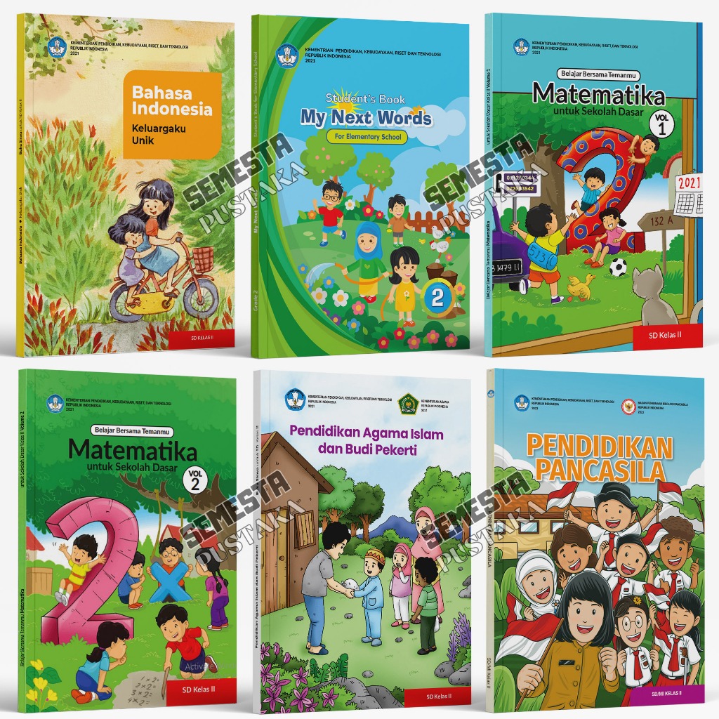 Jual Buku Paket Kelas 2 SD Kurikulum Merdeka Revisi Terbaru | Shopee Indonesia