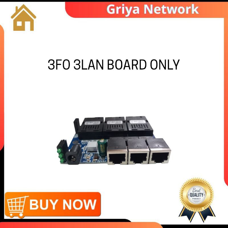 Jual Converter 3 Port FO 3 Port LAN 10/100 POE AAB BOARD ONLY | Shopee ...