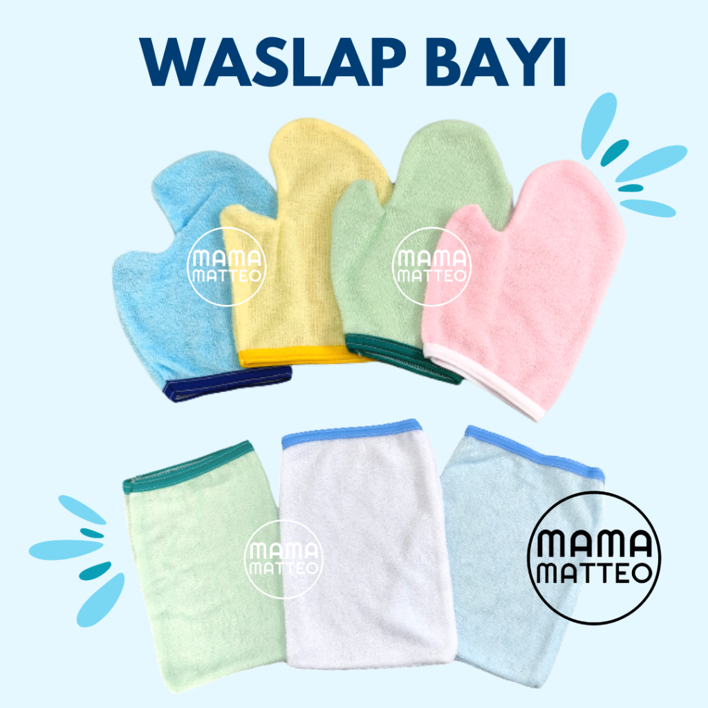 Jual Waslap Bayi Bentuk Jari dan Kotak / Sarung Tangan Handuk Lap Seka ...