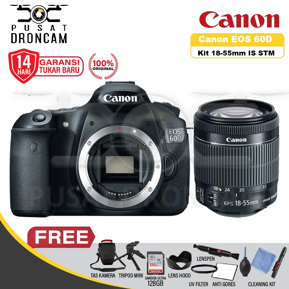 Jual CANON EOS 60D BODY ONLY DSLR BO - DSLR CAMERA | Shopee Indonesia
