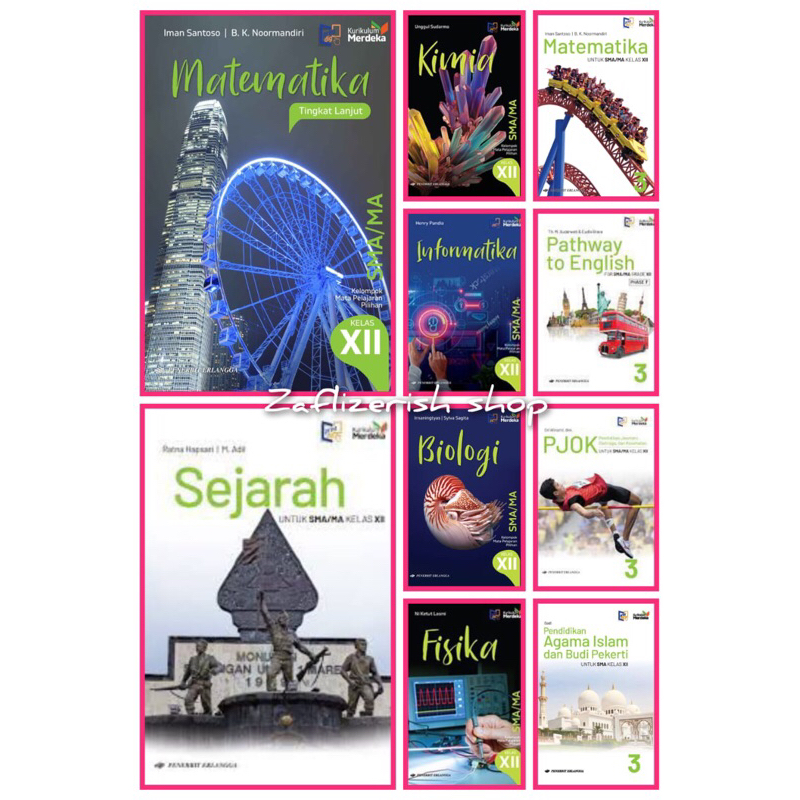 Jual Buku paket kelas XII-12 SMA/MA Kurikulum Merdeka - Erlangga | Shopee Indonesia