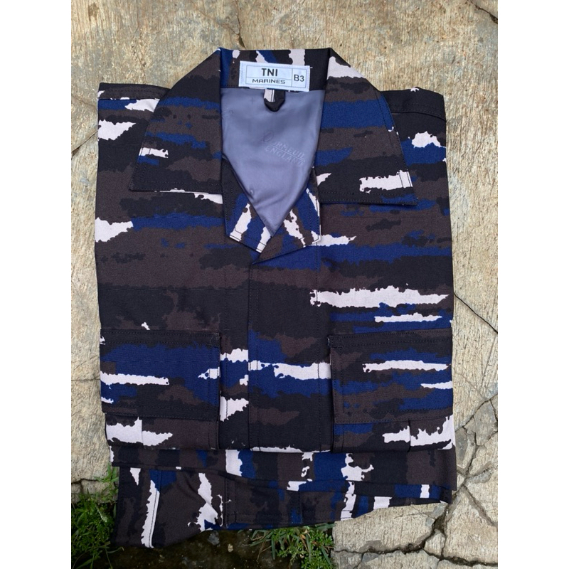 Jual BAJU PDL VELBET LAYAR KRI TNI AL | Shopee Indonesia