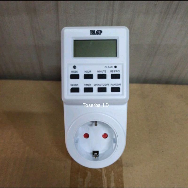 Jual Stop Kontak Timer Listrik Digital 220V | Shopee Indonesia