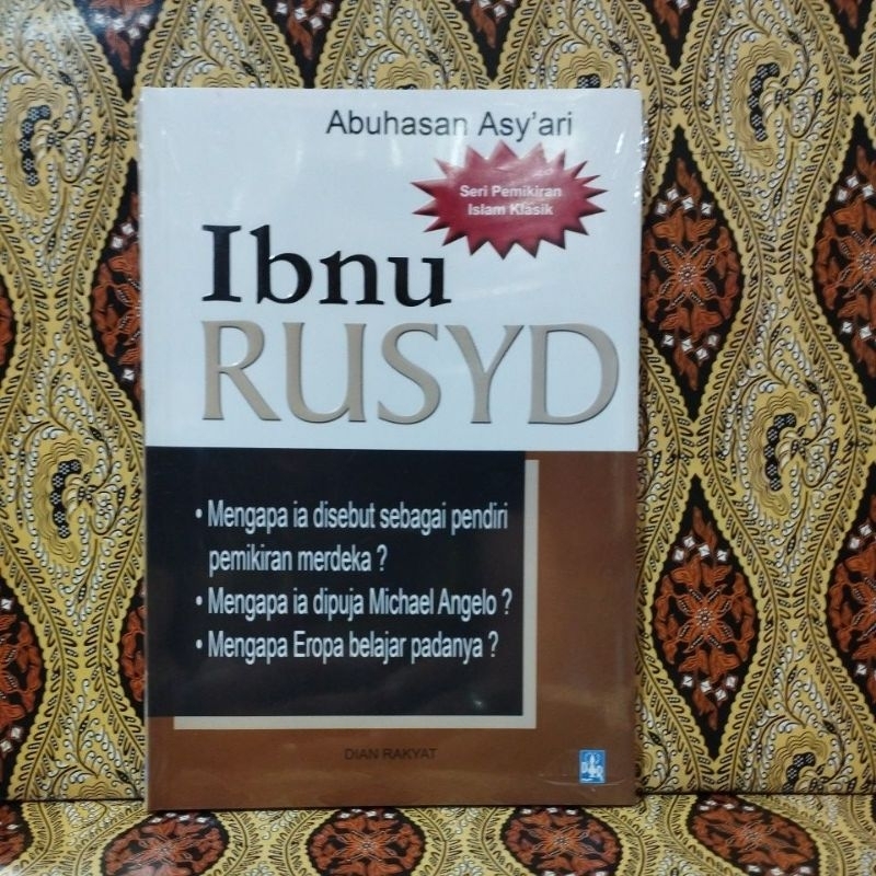Jual Buku Original Ibnu Rusyd Pendiri Pemikiran Merdeka | Shopee Indonesia