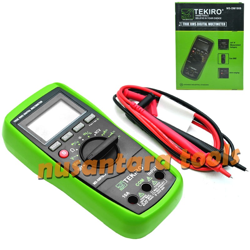 Jual TEKIRO True RMS Multimeter Multitester Digital Avometer Original ...