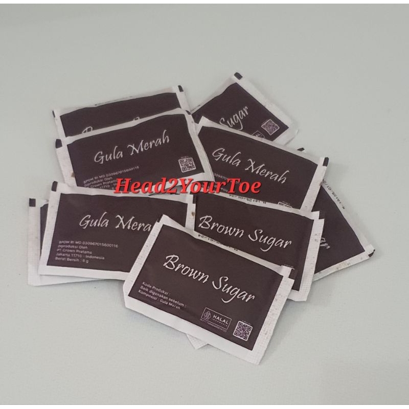Jual Gula Aren Sachet / Brown Sugar Sachet / Gula Sachet 50 sachet, 100 ...