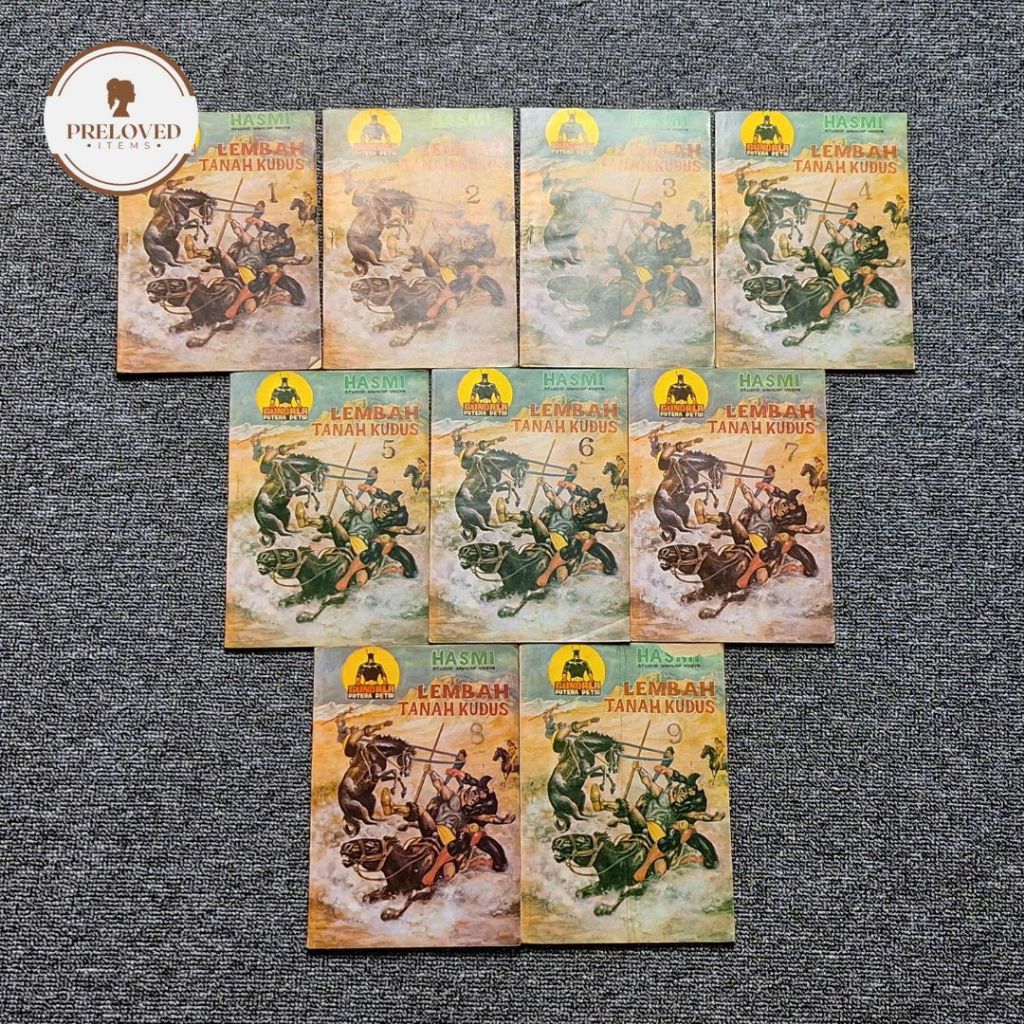 Jual Komik Serial Gundala Lembah Tanah Kudus Jilid 1-9 Original Karya Hasmi | Shopee Indonesia